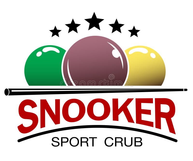 Snooker club, stock vector. Illustration of font, abstract - 321855745