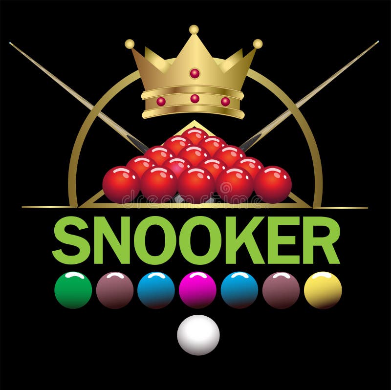 Snooker sport design, stock vector. Illustration of black - 322425459