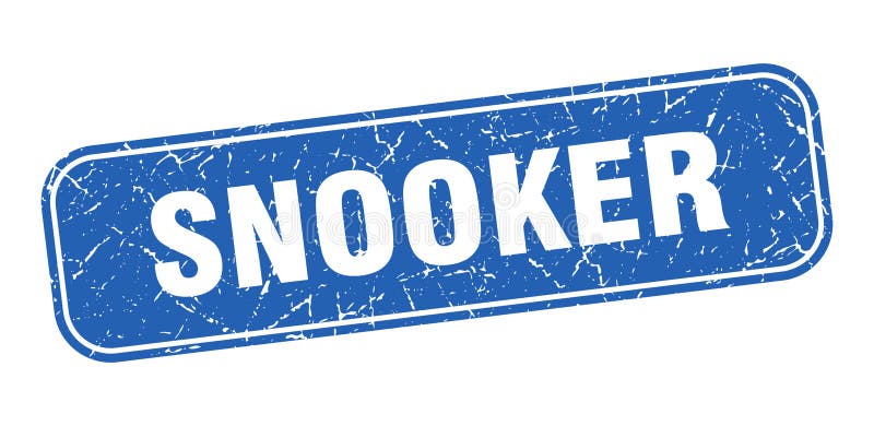 Snooker Stamp. Snooker Square Grungy Isolated Sign Stock Vector ...