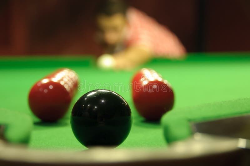 Snooker trickshot stock photo. Image of hobbies, target - 12770364