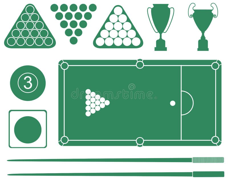 Snooker stock vector. Illustration of sign, sport, sphere - 48370814