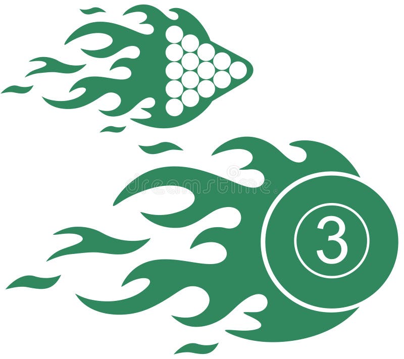 Snooker stock vector. Illustration of symbol, snooker - 48698855