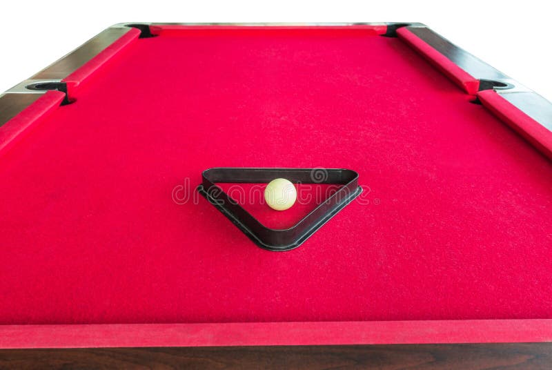 Snooker White Ball in Triangle Stock Image - Image of exercise, aiming ...