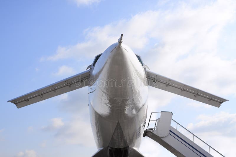 Snoot of airplane stock image. Image of aviation, comfort - 11069803