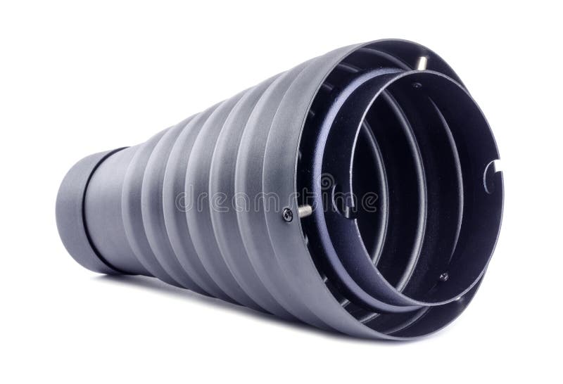 Snoot and Grid Isolated on White #2 Stock Image - Image of photographic ...