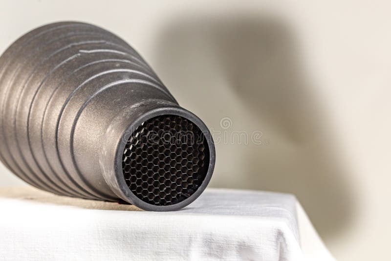 Snoot for Studio Strobe Light Stock Image - Image of modern, strobe ...