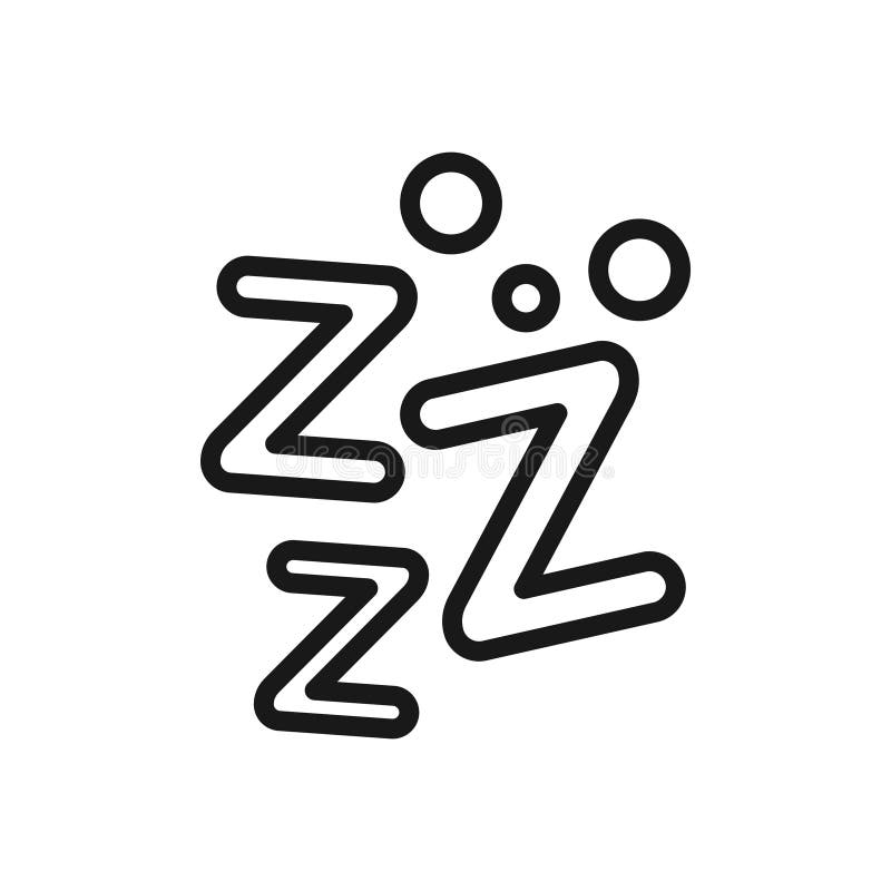 Snooze icon stock vector. Illustration of sign, symbol - 331973242