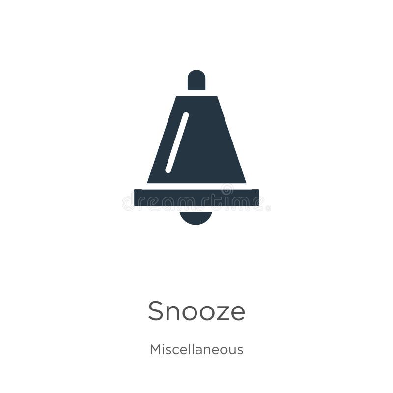 Snooze Icon On White Background. Simple Element Illustration From ...