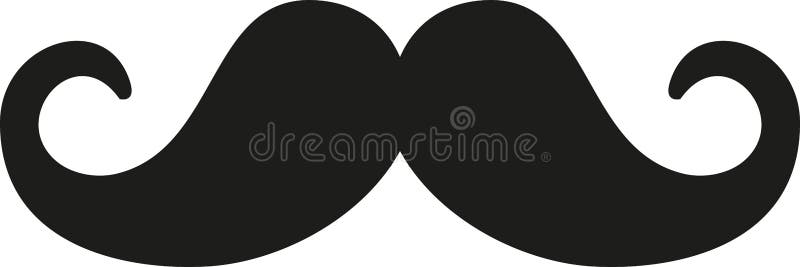 Reeks van snor - vector vector illustratie. Illustration of heer - 84508304