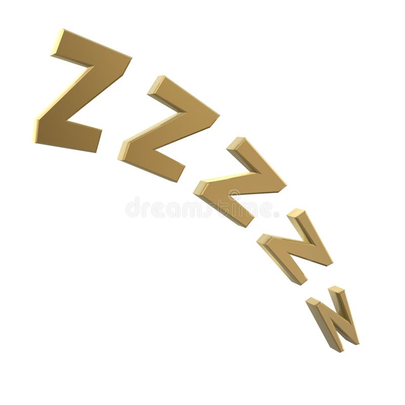 Snoring symbol stock illustration. Illustration of stop - 840151