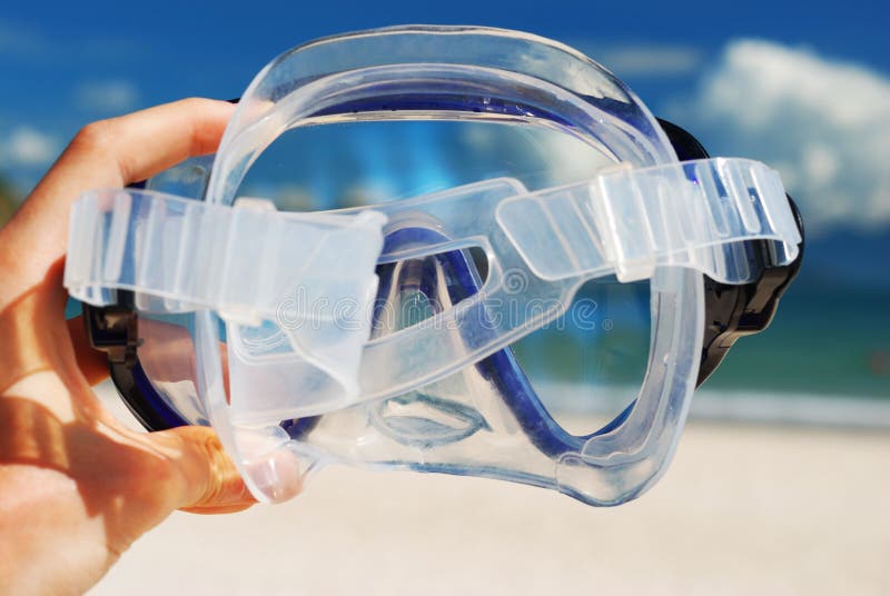 Snorkel equipment stock image. Image of resort, beach - 4159625