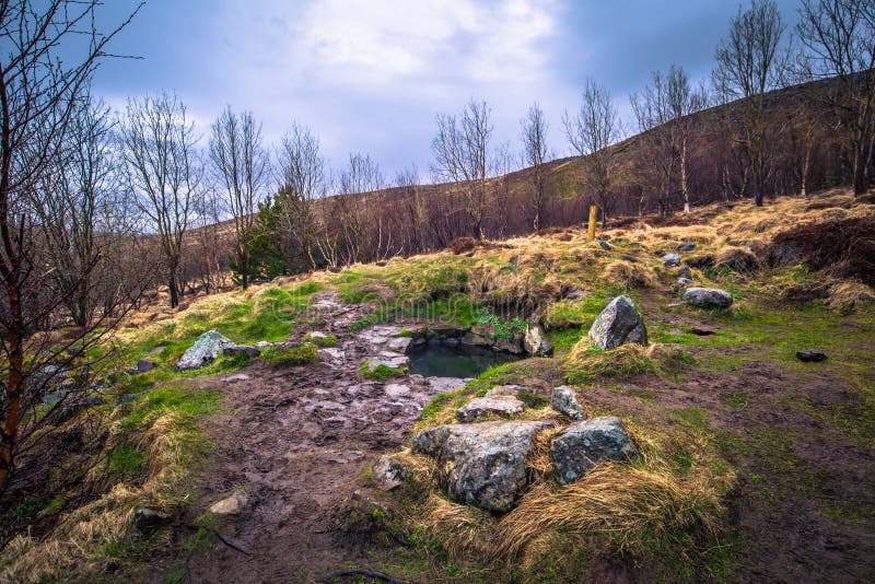 Snorralaug - May 08, 2018: Hotsprings of Snorralaug, Iceland Stock ...