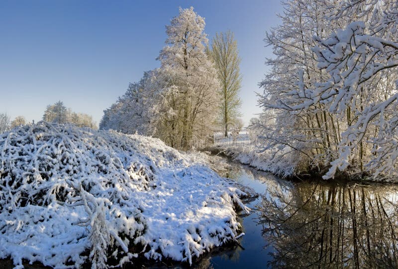 Snow stock image. Image of card, landscape, rural, deep - 4885813