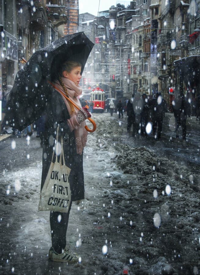 Snow editorial photography. Image of christmas, fashion - 85976392