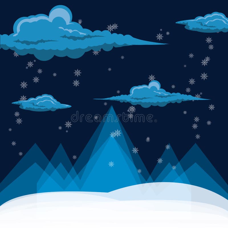 Snow and alps design stock vector. Illustration of blue - 112718470