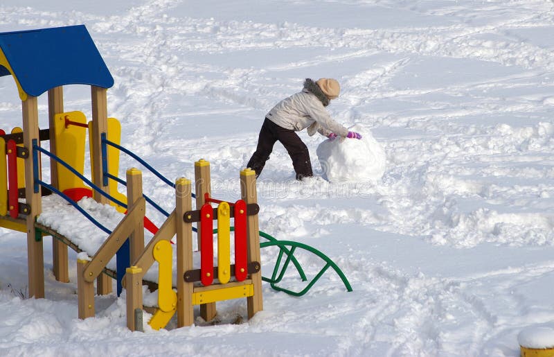 Snow ball stock photo. Image of frost, snowball, create - 12467404
