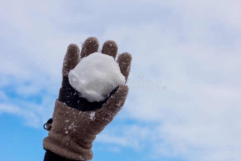 Snow ball stock image. Image of recreation, seasonal - 53330445