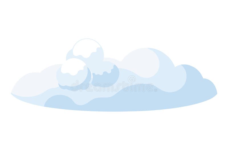 Snow Bank Snowdrift stock illustration. Illustration of landscape ...