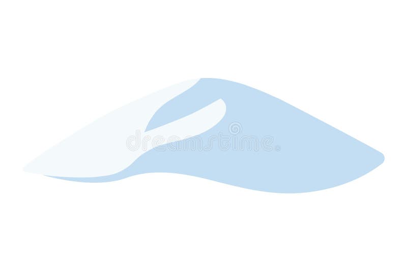Snow Bank Winter Peak stock illustration. Illustration of snowdrift ...