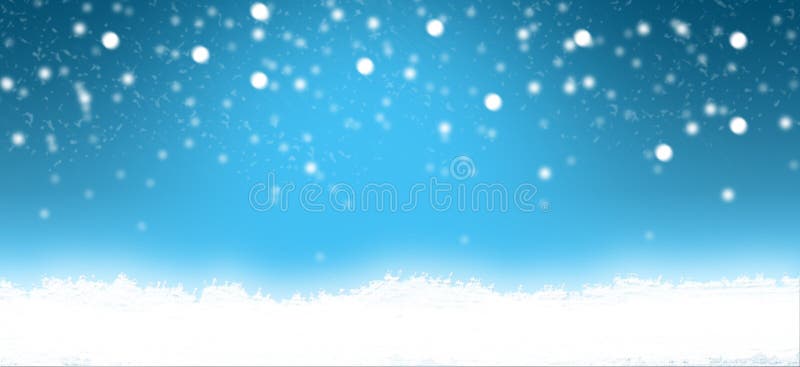 Snow Banner Background with Copyspace Stock Image - Image of clean ...