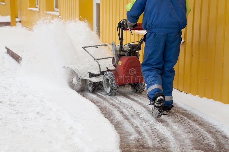 Snow blower stock image. Image of snow, plow, shovel - 17522301