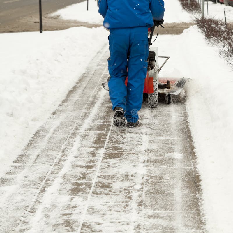 Snow blower stock image. Image of snow, plow, shovel - 17522301