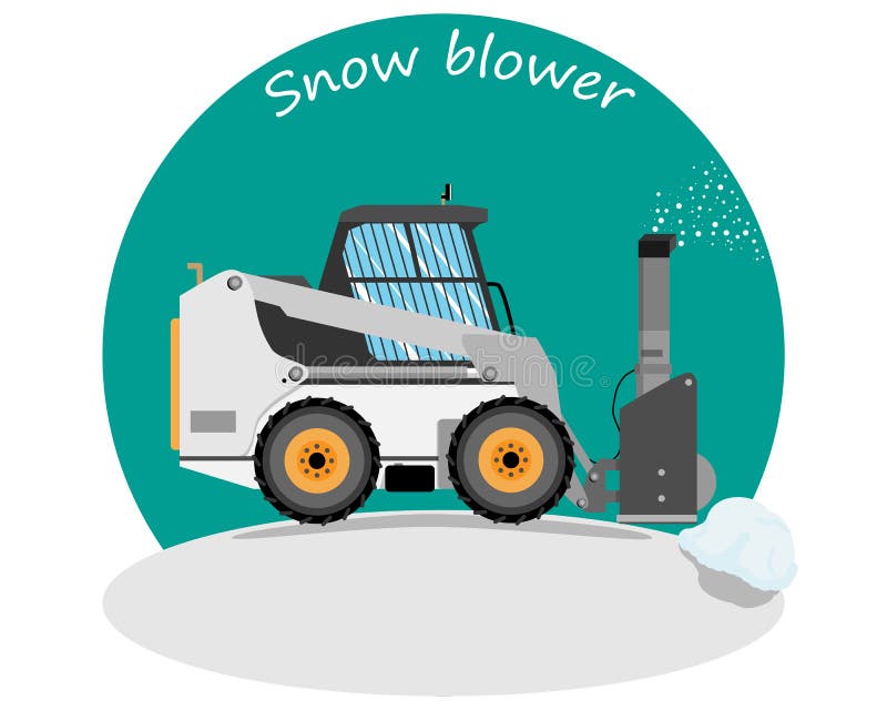 Snow Blower Stock Illustrations – 190 Snow Blower Stock Illustrations ...