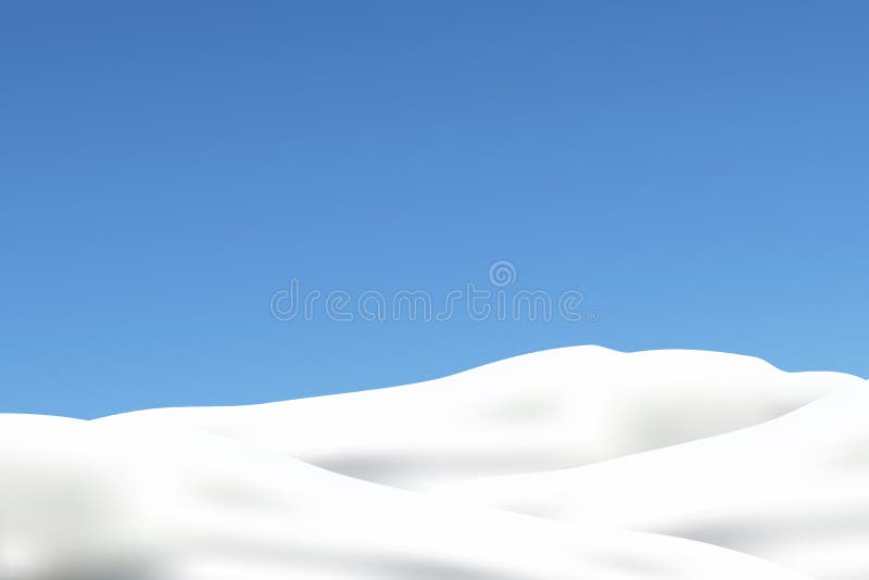 Snow on blue sky stock vector. Illustration of area, nature - 91132410