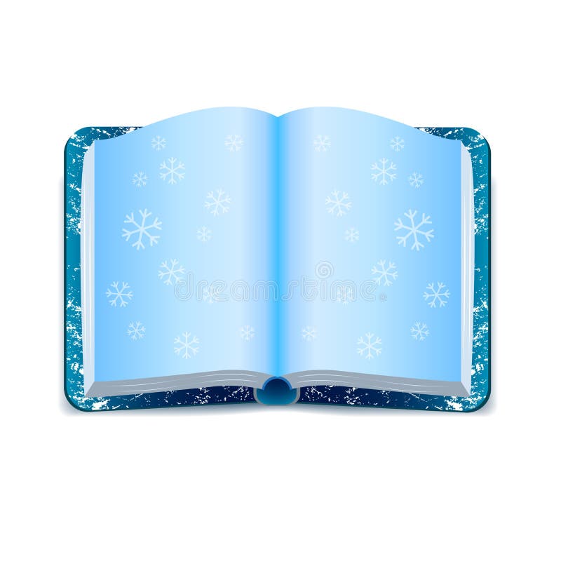 Magic Snow book stock vector. Illustration of decoration - 13447193