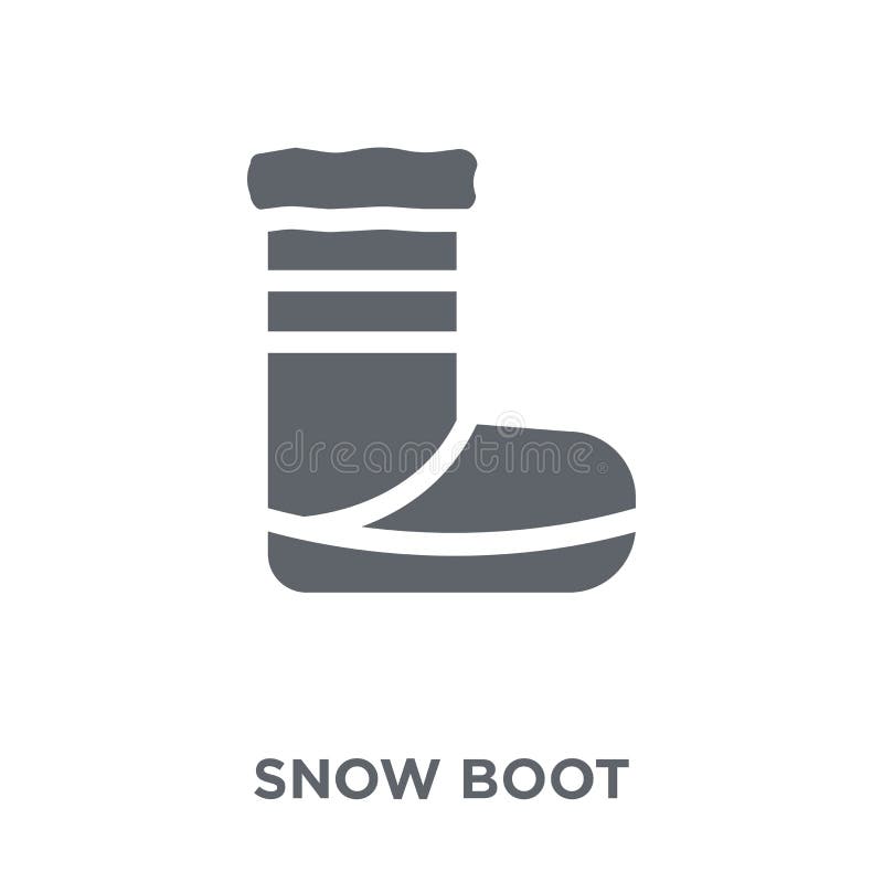 Snow Boot Icon Vector from Winter Collection. Thin Line Snow Boot ...