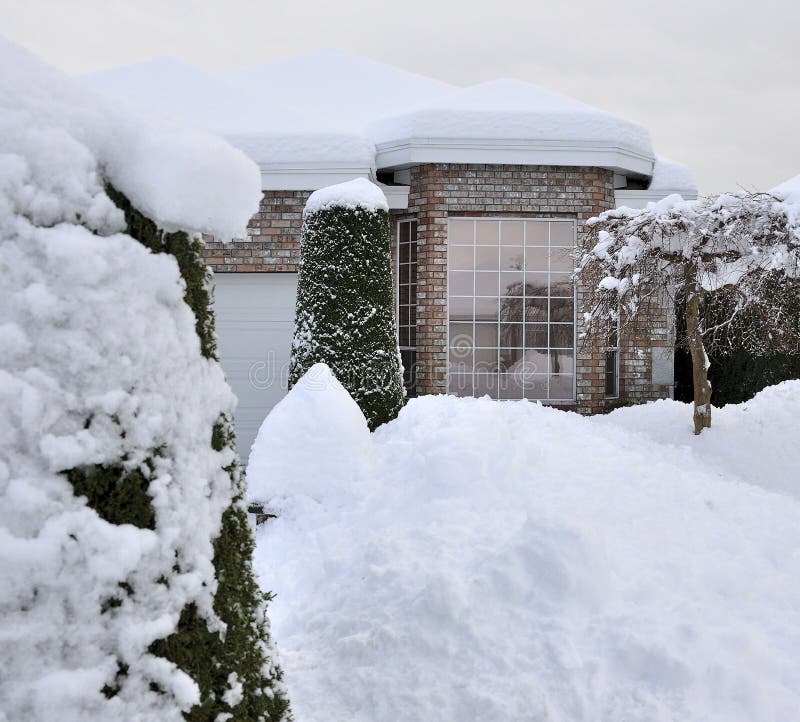 Snow Bound stock image. Image of cold, visibility, season - 7741645