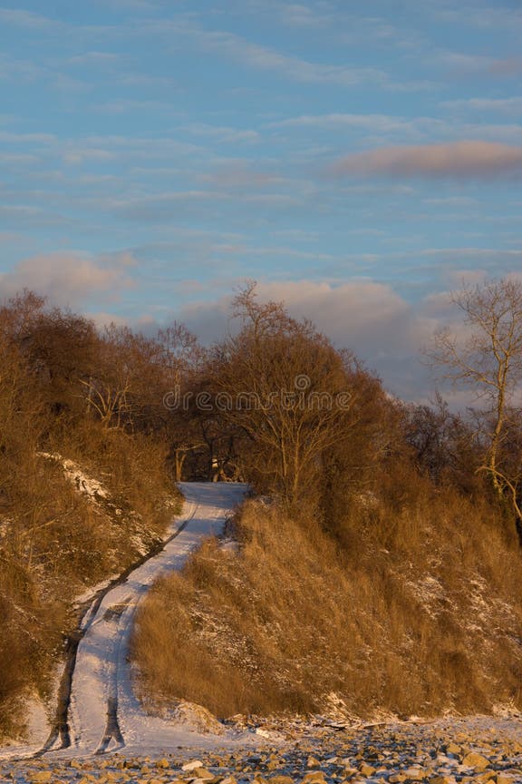 Snow-bound flank. stock photo. Image of slope, lowering - 84504076