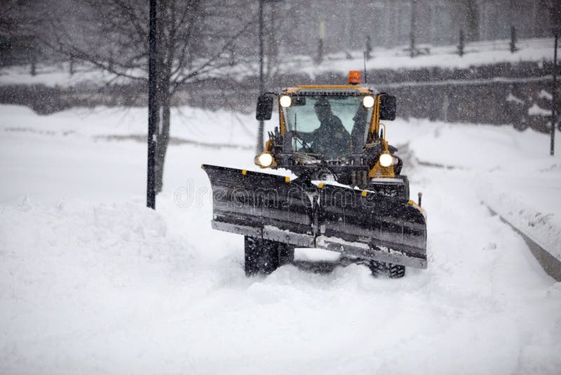 Snow Breaker stock photo. Image of clean, breaker, snowstorm - 23640950