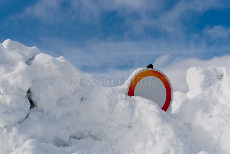 Snow Calamity in the Mountains Stock Image - Image of breakdown ...