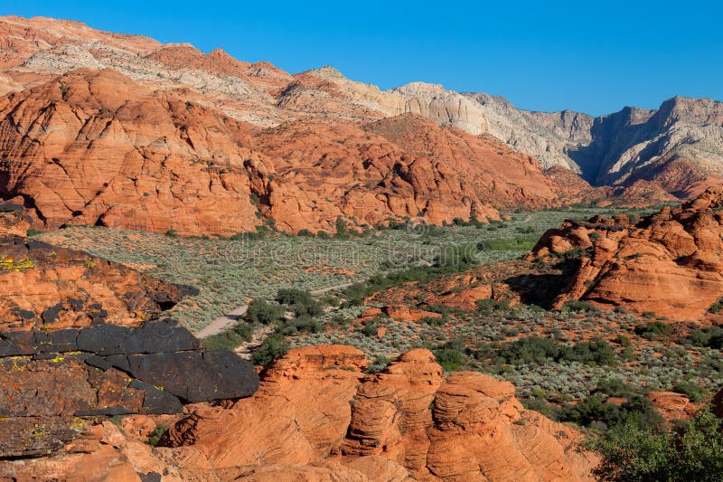 Snow Canyon State Park St. George, Utah Stock Image - Image of snow ...