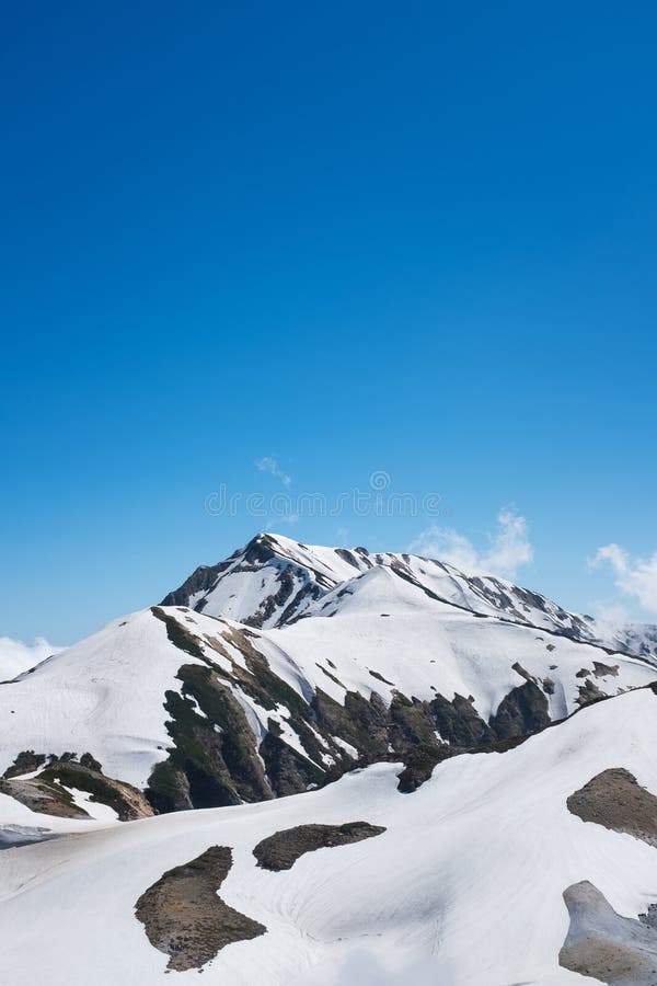 Snow Capped Mountain Shined By The Sun Picture. Image: 112363930