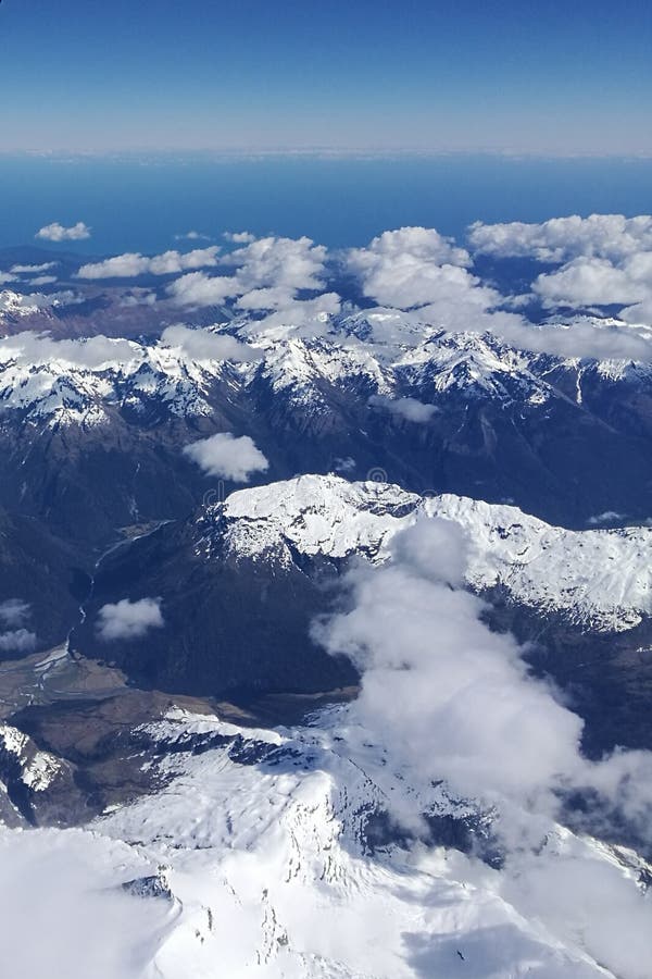 Snow-capped mountains stock image. Image of winter, nunatak - 94956093
