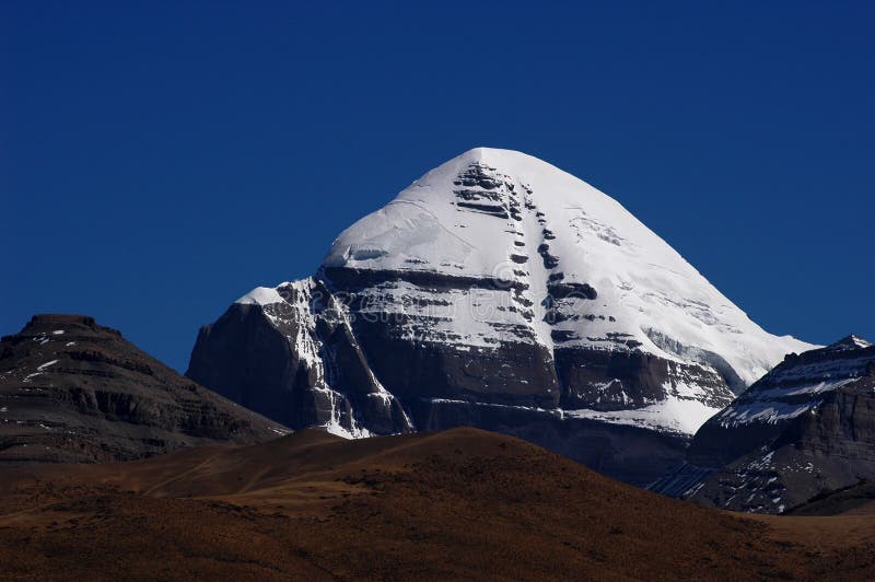 Snow-capped Mountains in Tibet Stock Image - Image of travel, park ...