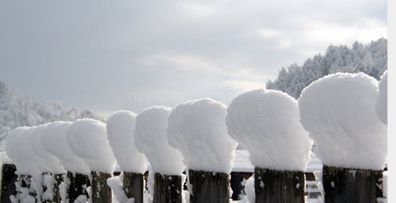 Snow caps stock image. Image of siberia, passed, formed - 79142145