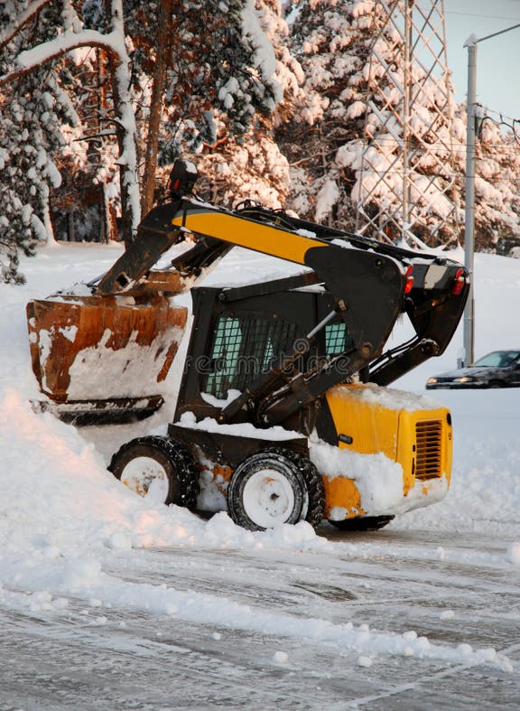 Snow-cleaner stock photo. Image of heavy, driving, equipment - 7634102