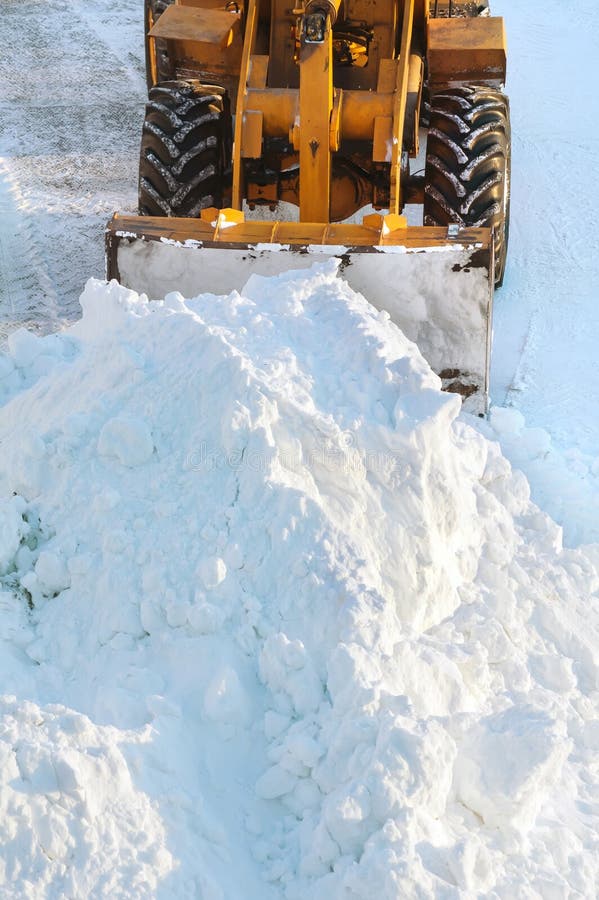 Snow clearing stock image. Image of driver, clearing - 83440263