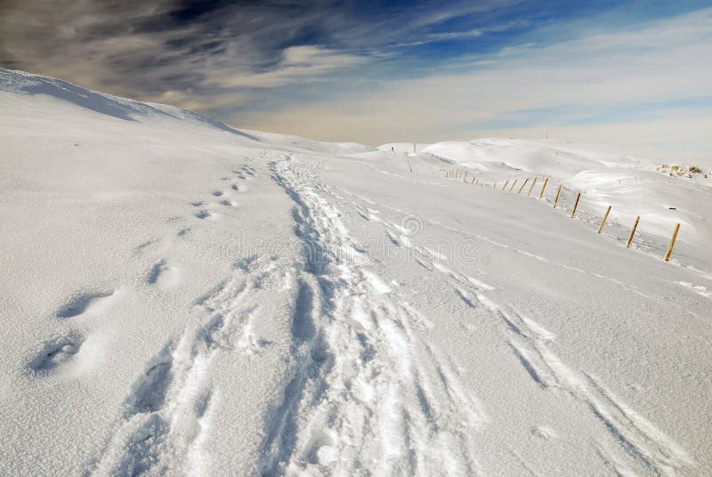 Snow and clouds stock image. Image of snow, winter, soft - 14598135