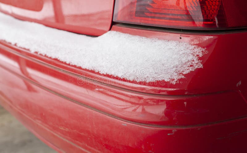 Snow Covered Bumper stock photo. Image of january, december - 139120324