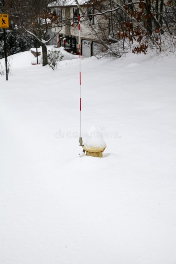 Snow covered fire hydrant stock photo. Image of snow - 82851324