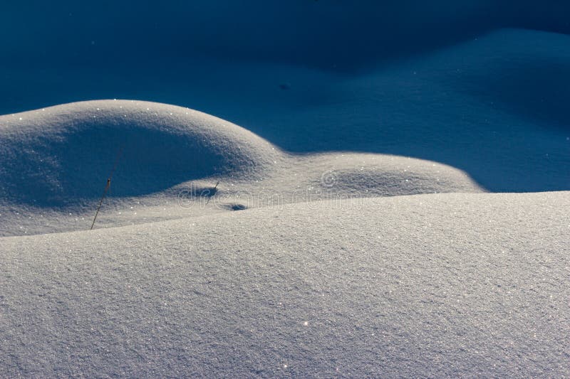 Snow Covered Ground Surface in Winter Abstract Background Stock Image ...