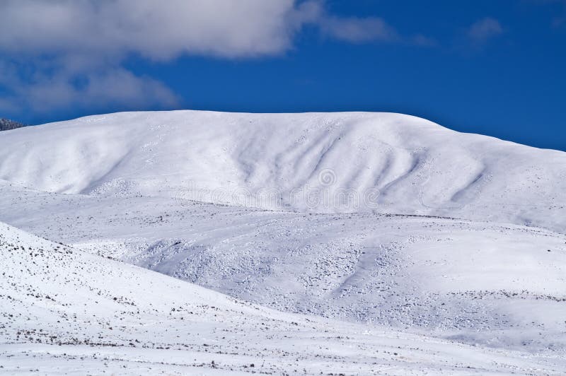 Snow Covered Hills stock photo. Image of national, landscape - 18570502