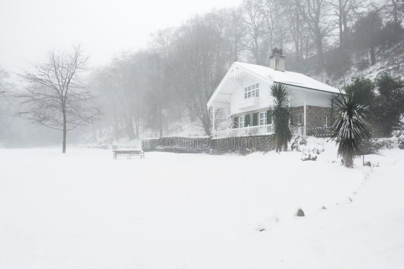 Simmons Park Winter Okehampton Devon Uk Stock Photo - Image of frost ...