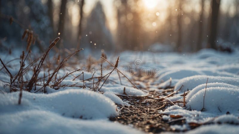 Snow Covering the Ground within Winter after the Most Recent Snowfall ...