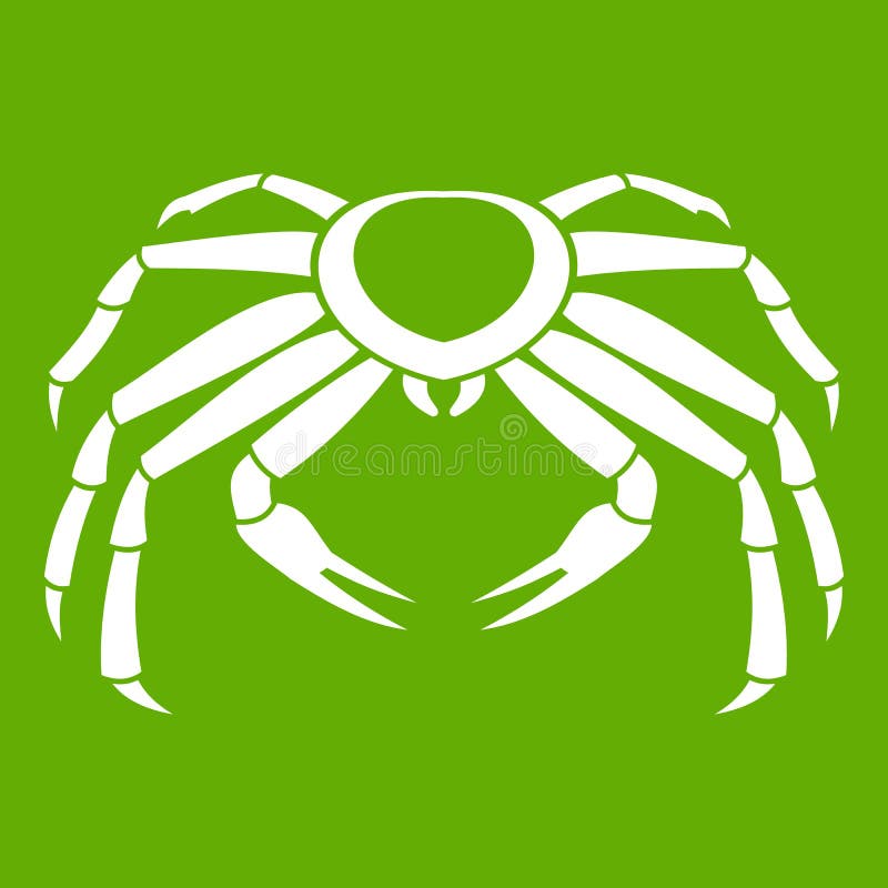 Crab icon, outline style stock vector. Illustration of black - 83658394