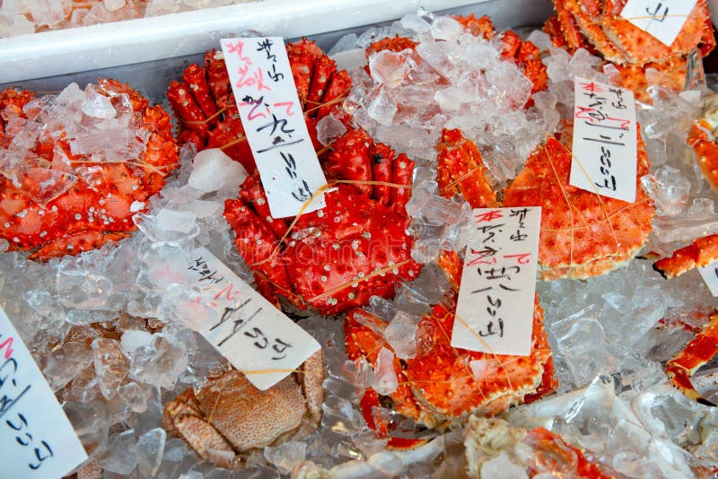 Snow crab in market stock photo. Image of hokkaido, market - 356325864